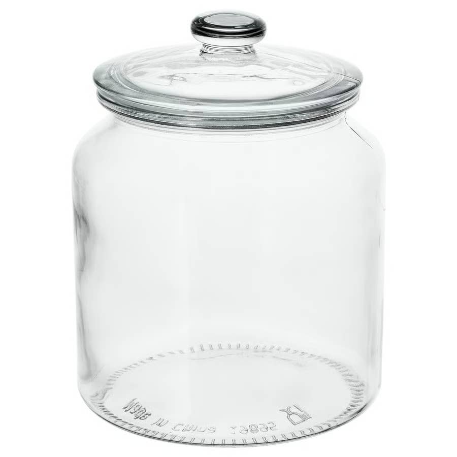 This $10 Ikea Glass Jar Is a Sleek Dog Treat Solution - PetHelpful