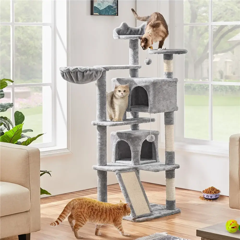 Walmart Is Selling a '2-Condo' Cat Tree for Just $46 and It's Perfect ...