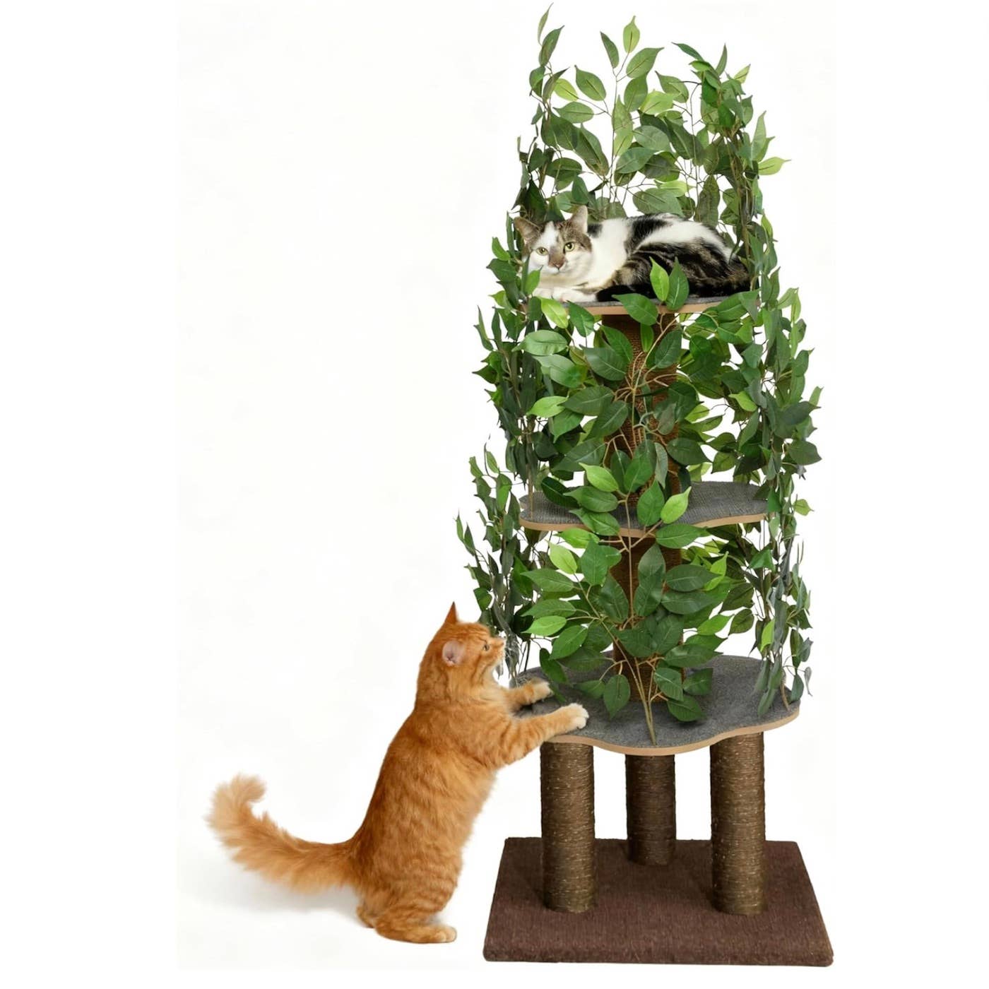 Amazon’s ‘Cat Tree With Leaves’ Is 50% Off and Perfect for Curious ...