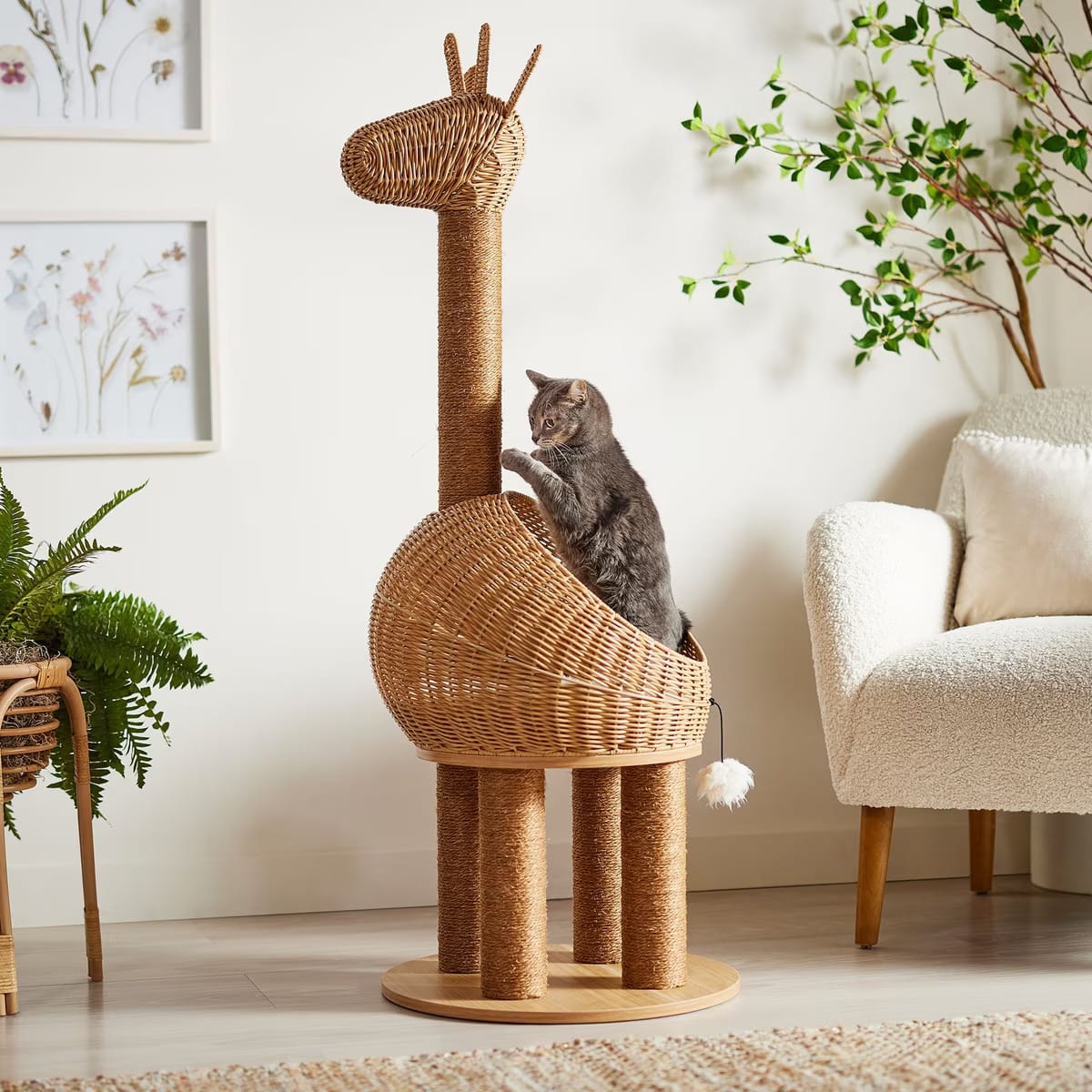 Chewy’s Giraffe Cat Tower Brings the Jungle Indoors - PetHelpful