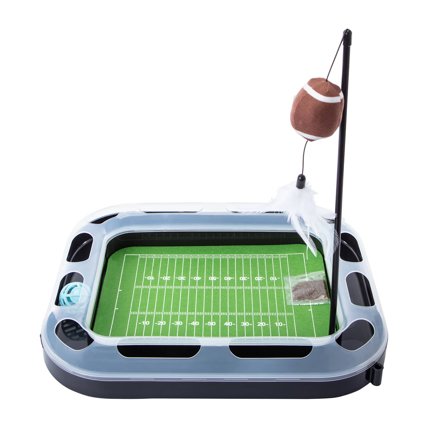 This Football-Field Scratcher Will Turn Your Cat Into the MVP - PetHelpful