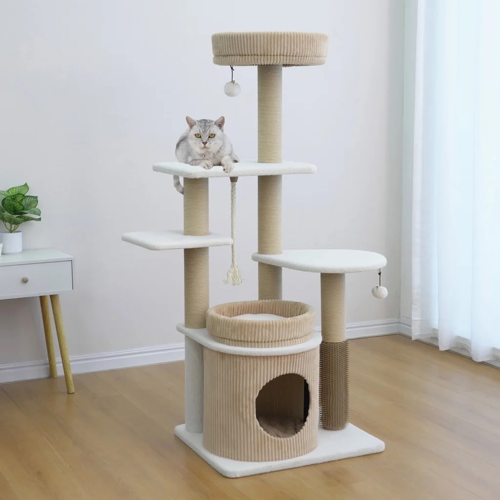 This New Cat Tower at Costco Is a Cat's Paradise - PetHelpful