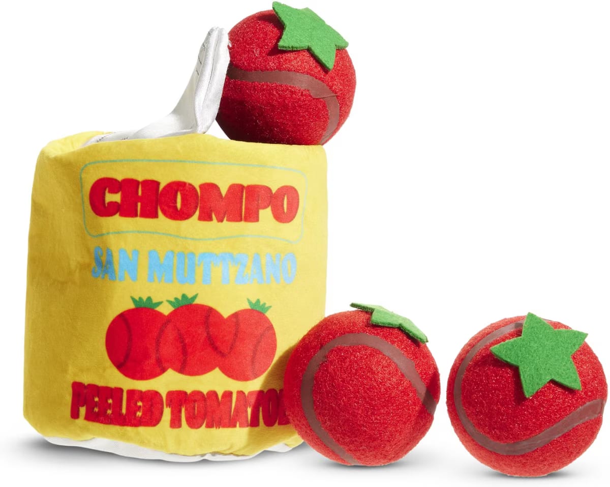 San Muttzano Tomatoes Dog Toy Is Going Viral for Being Adorable - PetHelpful
