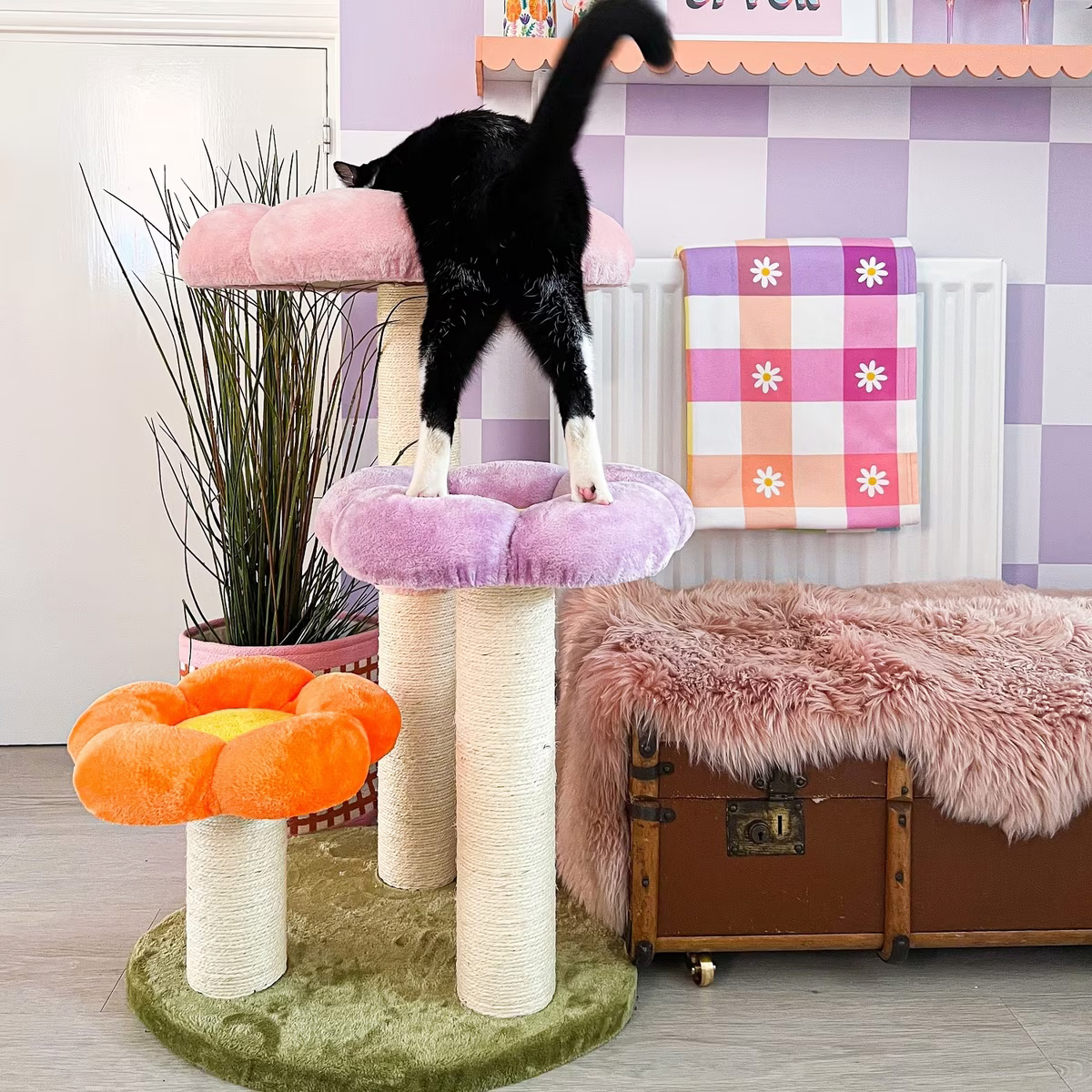 This Whimsical Cat Tree Doubles as Home Decor - PetHelpful