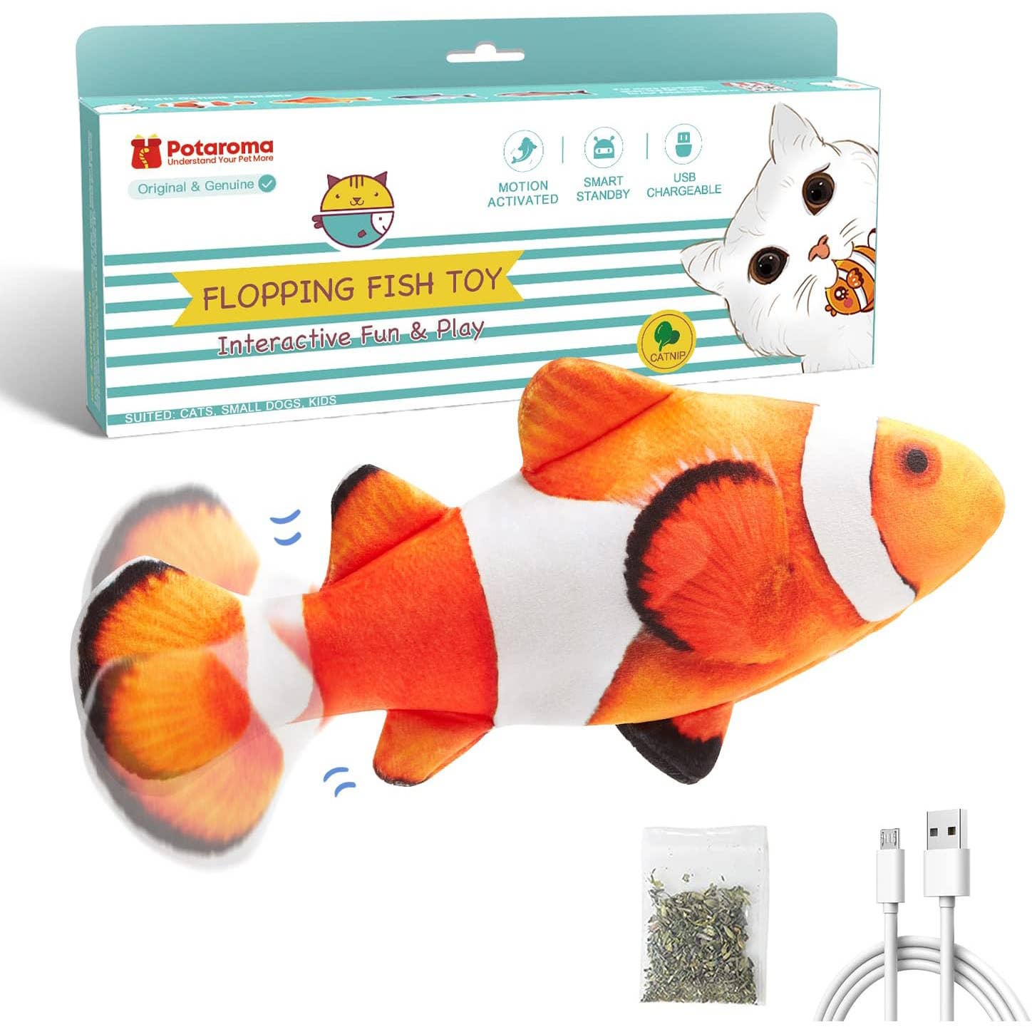 Amazon’s Potaroma Flopping Fish Cat Toy Is a Must-Have - PetHelpful