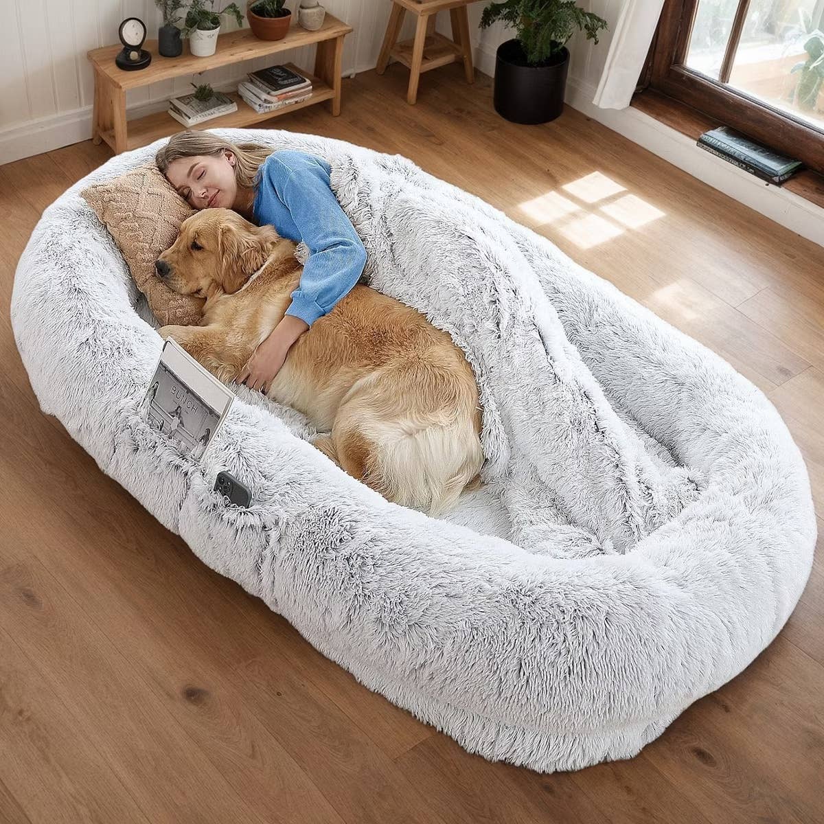 Target Shoppers Love This 'Cozy and Comfortable' Human Dog Bed - PetHelpful