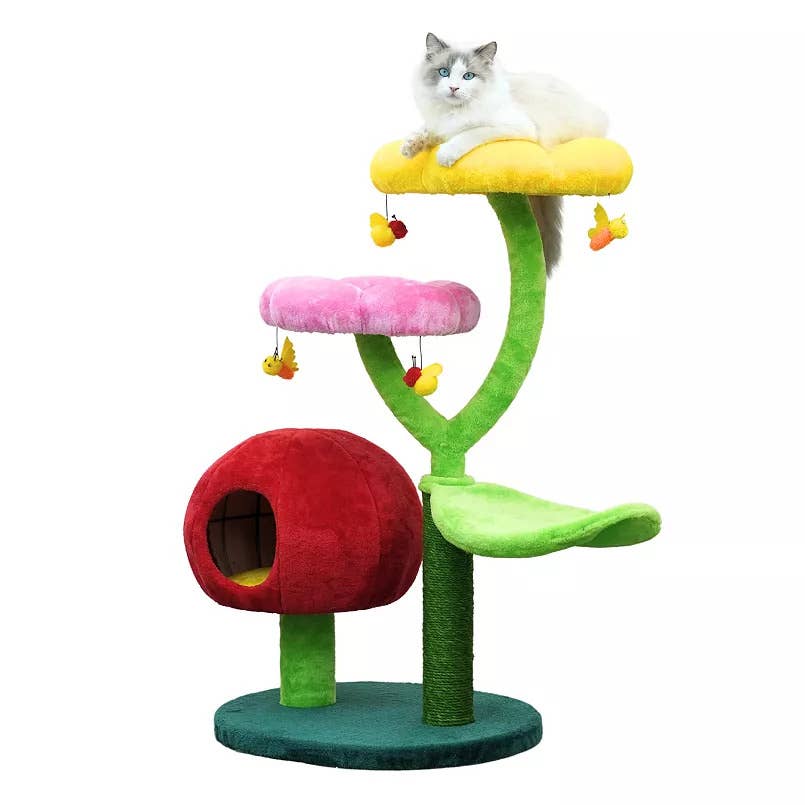 Kohl’s Bright Garden Cat Tree Is Cute and Practical - PetHelpful