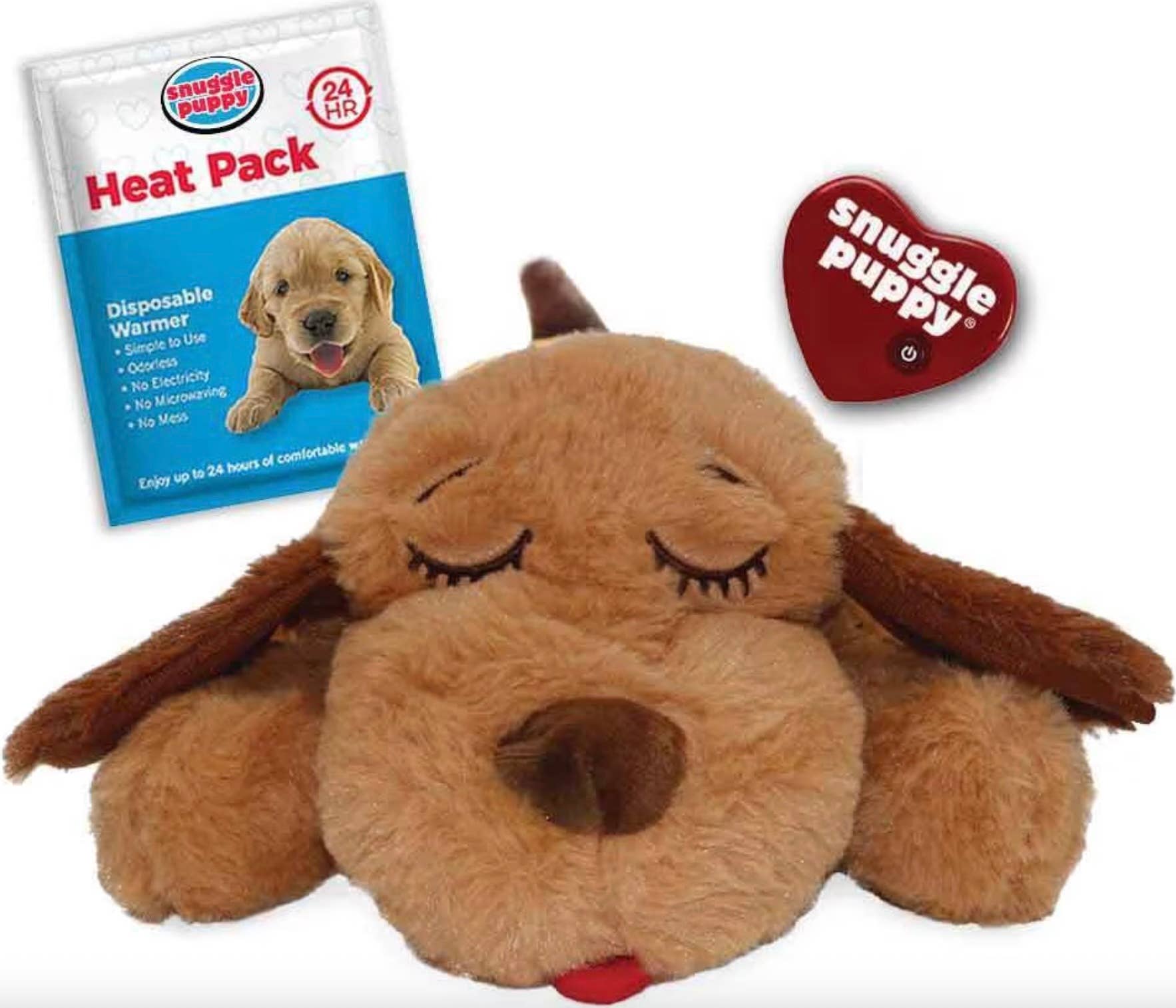 Snuggle Puppy Plush Toy Helps Calm Anxious Dogs Naturally - PetHelpful