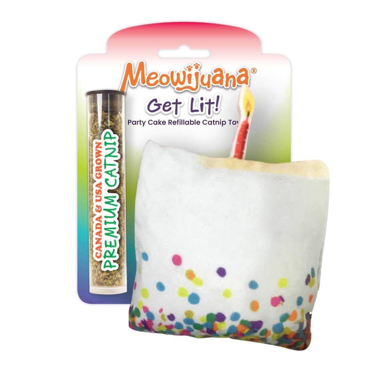 Meowijuana Birthday Cake Cat Toy Makes Playtime Lit - PetHelpful